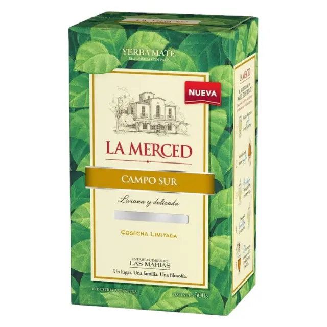Yerba mate La Merced Campo Sur 0,5kg | La Mateada